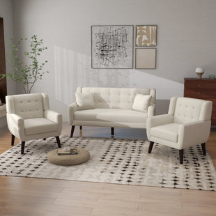 White Living Room Sets You'll Love | Wayfair