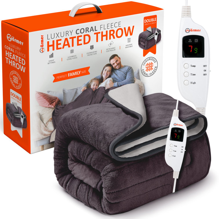 Warmer Double Heated Throw | Wayfair.co.uk