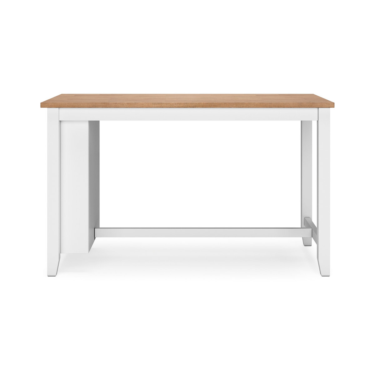 Benjara Gasy Counter Height Dining Table, 60 Inch, Mango Wood | Wayfair