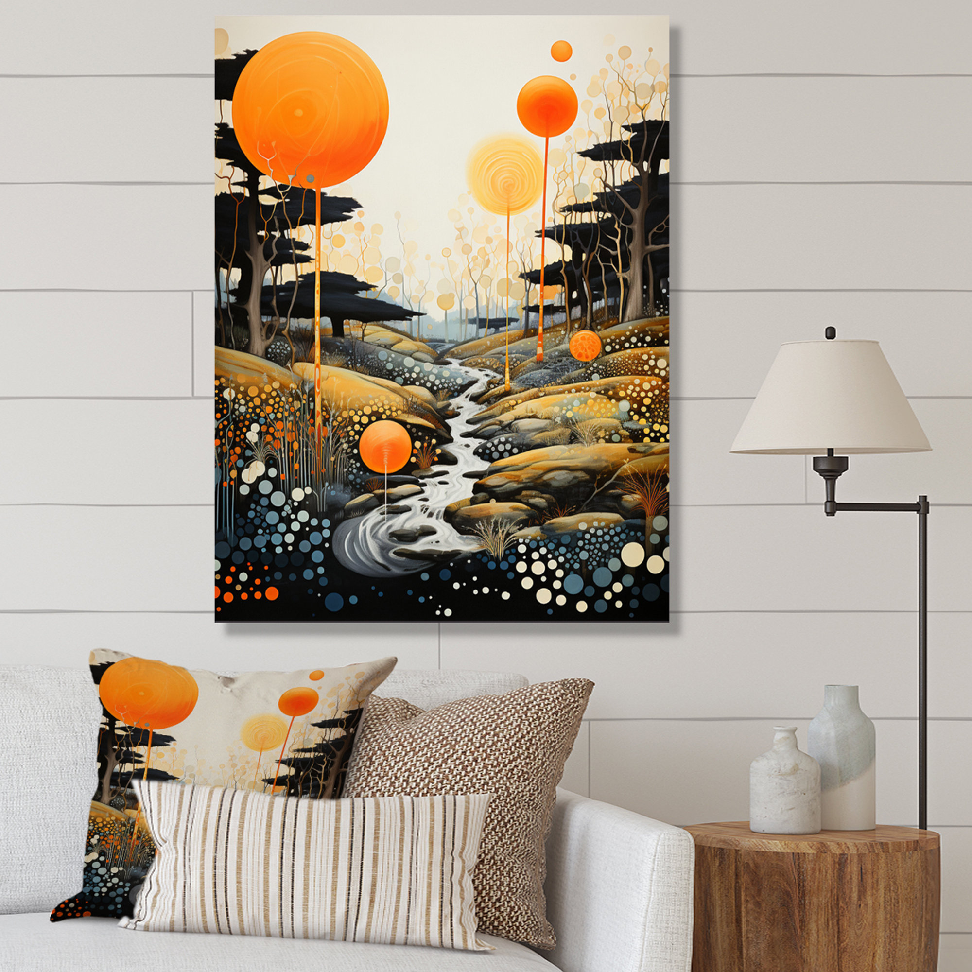 Red Barrel Studio Geyser Geothermal Wonder Pointillism I - Landscape ...