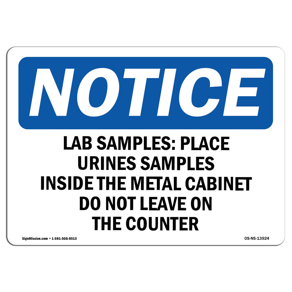 SignMission Lab Samples Place Urine Samples Inside Sign | Wayfair