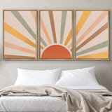 Sunrise/Sunset Wall Art You'll Love | Wayfair