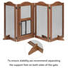 Tucker Murphy Pet™ Metal Mesh Wooden Free Standing Pet Gate & Reviews ...