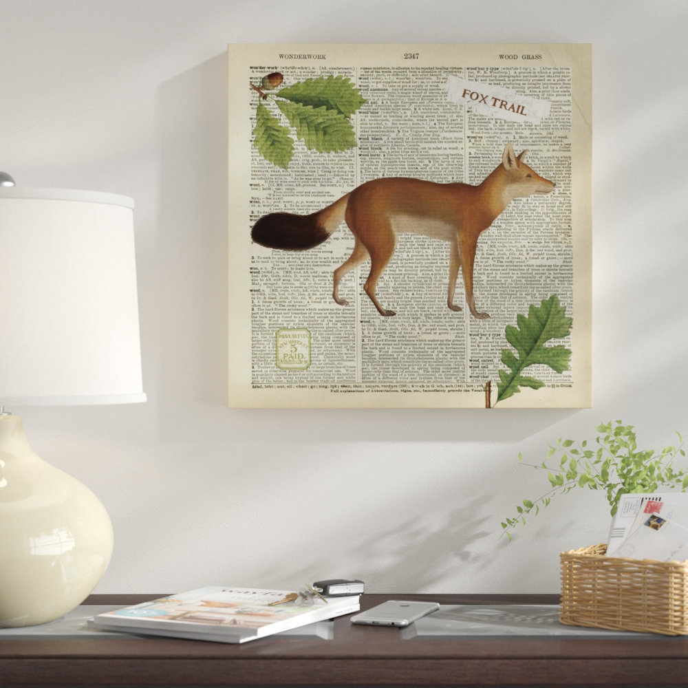 East Urban Home 'Lodge Collage IV' Textual Art on Canvas - Wayfair Canada