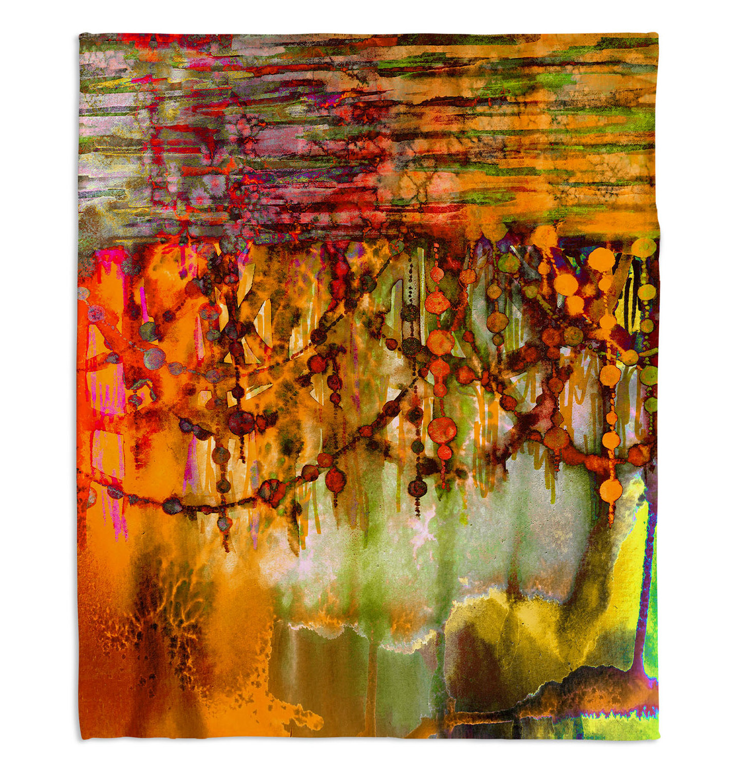 DiaNoche Designs Pearl String Colors Ii Soft Sherpa Blanket | Wayfair