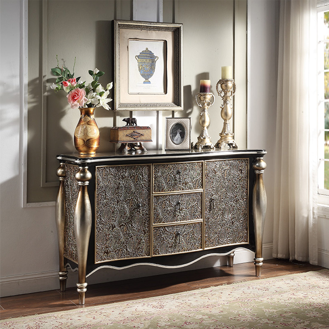 DineElegance.r European Style Light Luxury Sideboard. 55.91 Sideboard ...
