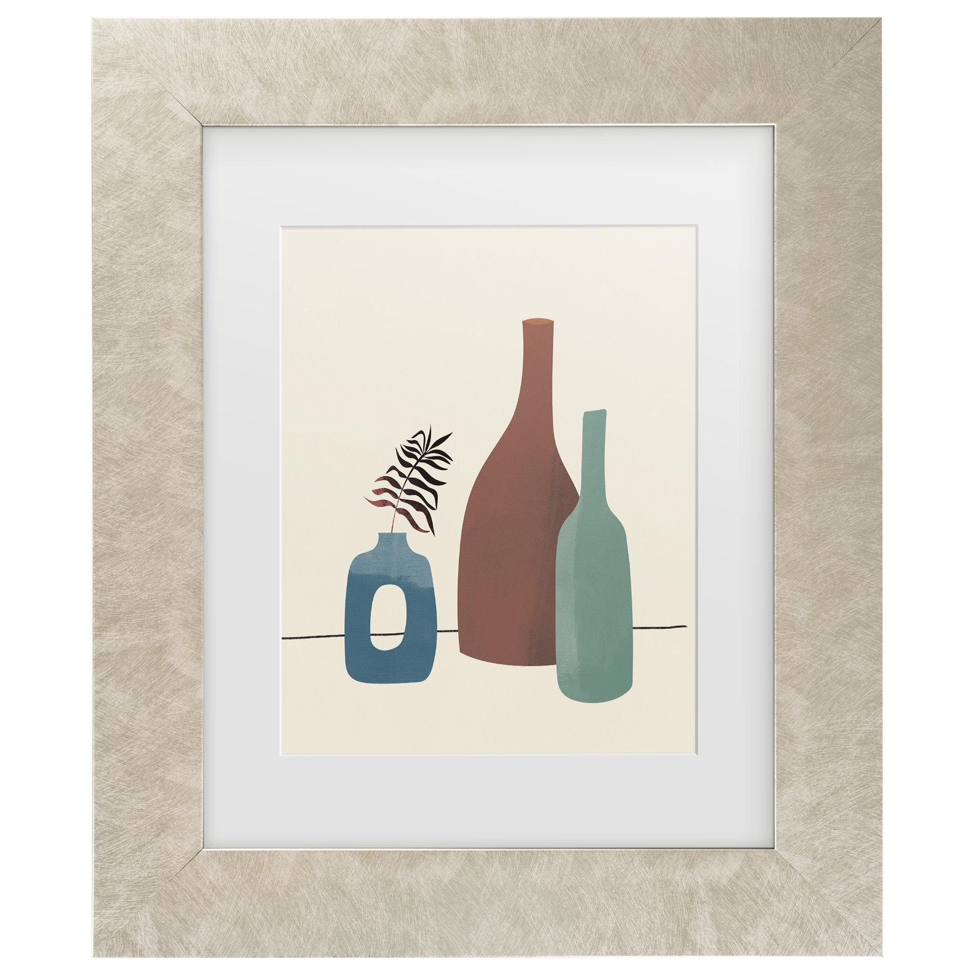 Trademark Fine Art Little Dean Still Life Sketches Matted Framed Art ...