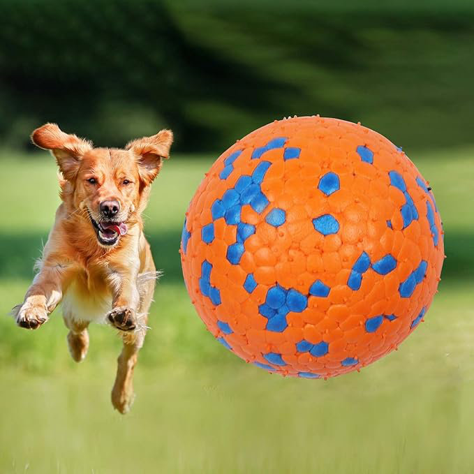 Dundee Deco Dog Chew Ball for Puppies - Lightweight, Floating Tennis ...