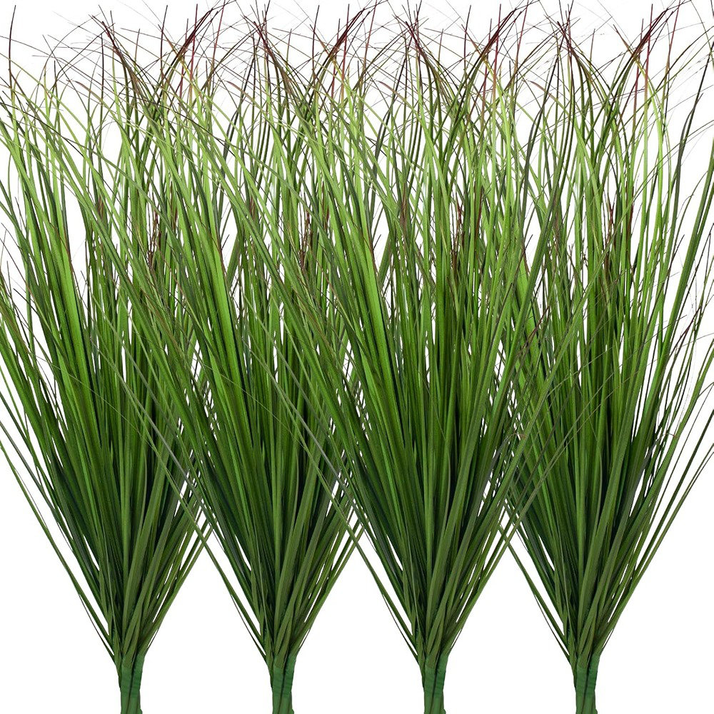 George Oliver 12Pcs Artificial Grass Plants, Faux Shrubs Wheat Grass ...