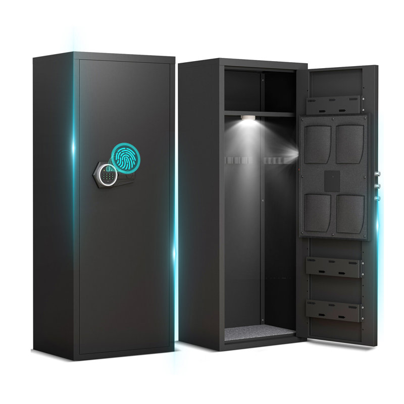 Yesurprise Tall Safe With Removable Shelves And Biometric Fingerprint ...