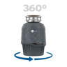 InSinkErator Evolution 0.75HP, 3/4 HP Garbage Disposal, Advanced Series ...