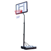 Yaheetech Height Adjustable Metal Portable Full-Size Basketball Hoop ...