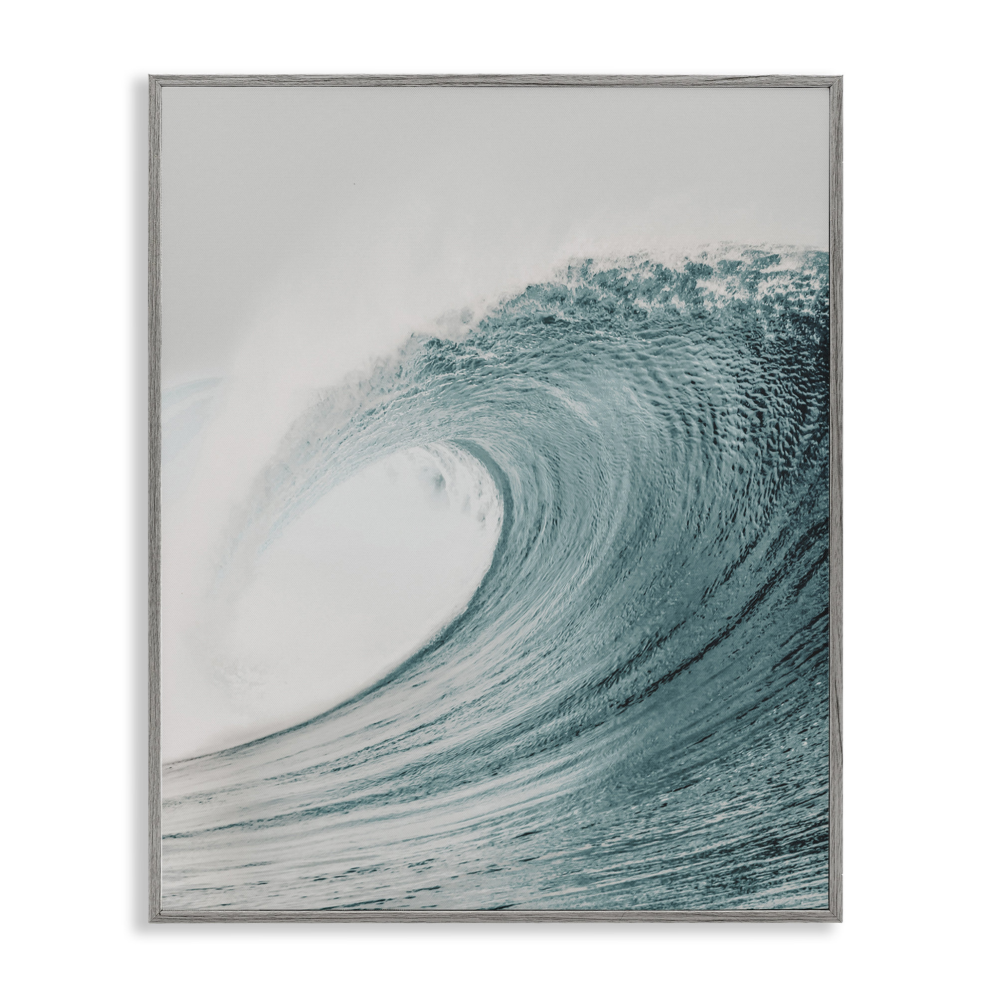 Highland Dunes Big Curled Sea Wave Giclee Art by LSR Design Studio ...