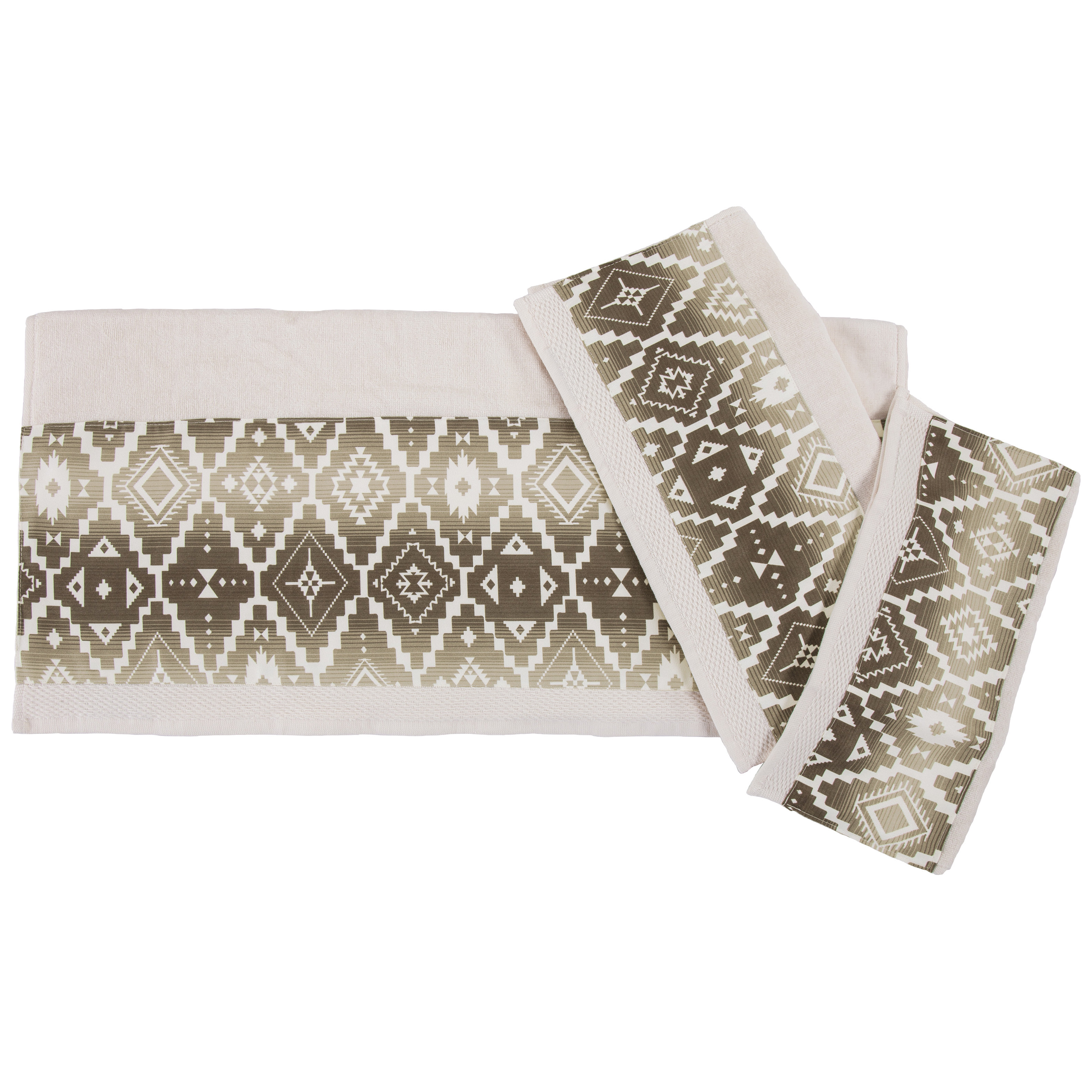 Paseo Road by HiEnd Accents Aztec Design Southwestern Style 3 Piece ...