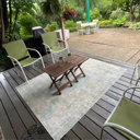 Trent Austin Design® Mcneel Abstract Green/Burnt Orange Indoor/Outdoor ...