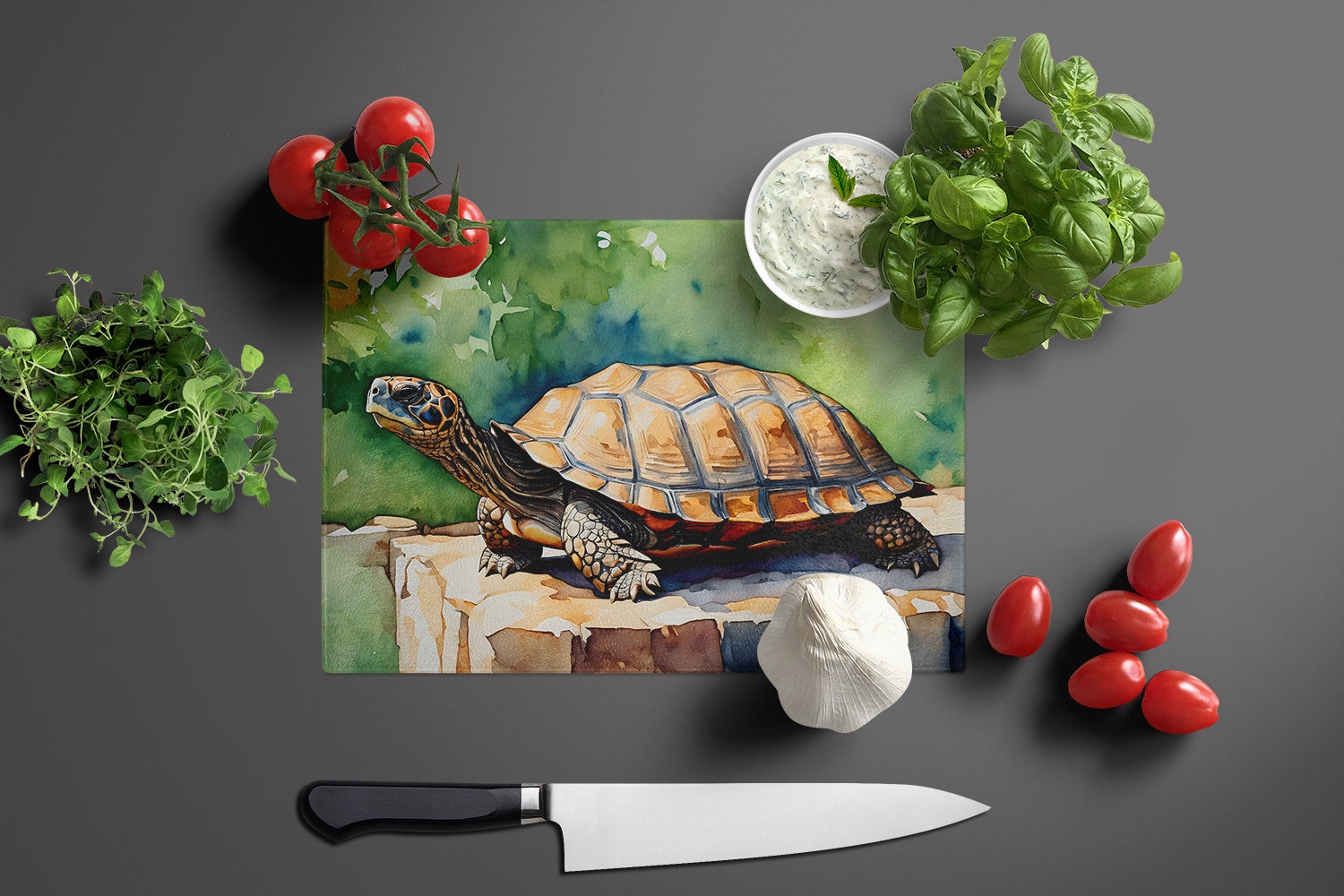 Caroline's Treasures Turtles Tortoises Glass Cutting Board Large | Wayfair