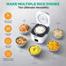Rice Robot Personal 4 Cup Rice Cooker With Ceramic Nonstick Inner Pot ...