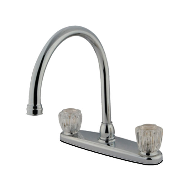 Kingston Brass Two-Handle 2-Hole 8" Centerset Kitchen Faucet | Wayfair