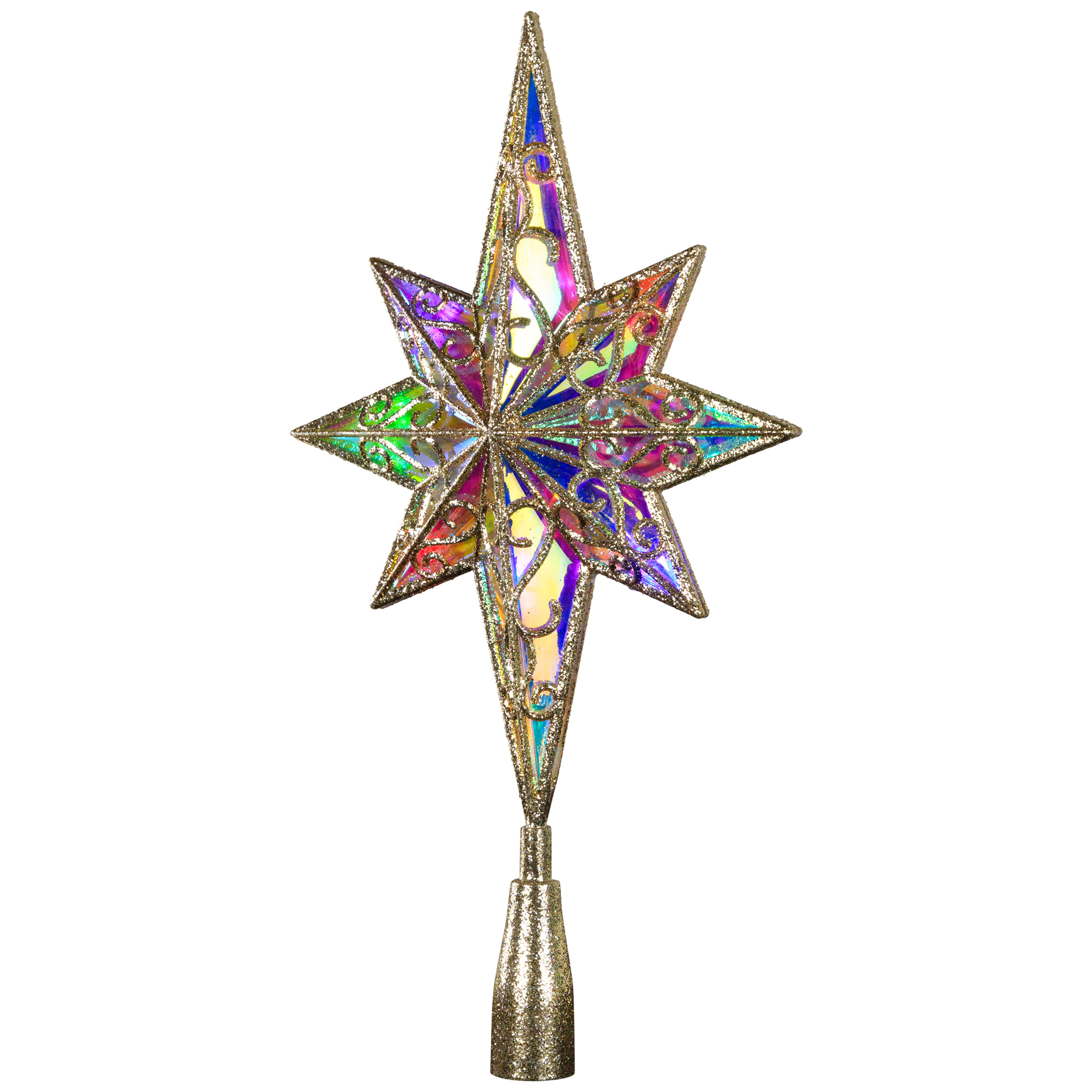 Northlight Seasonal LED Star Of Bethlehem Christmas Tree Topper - 14.5 ...