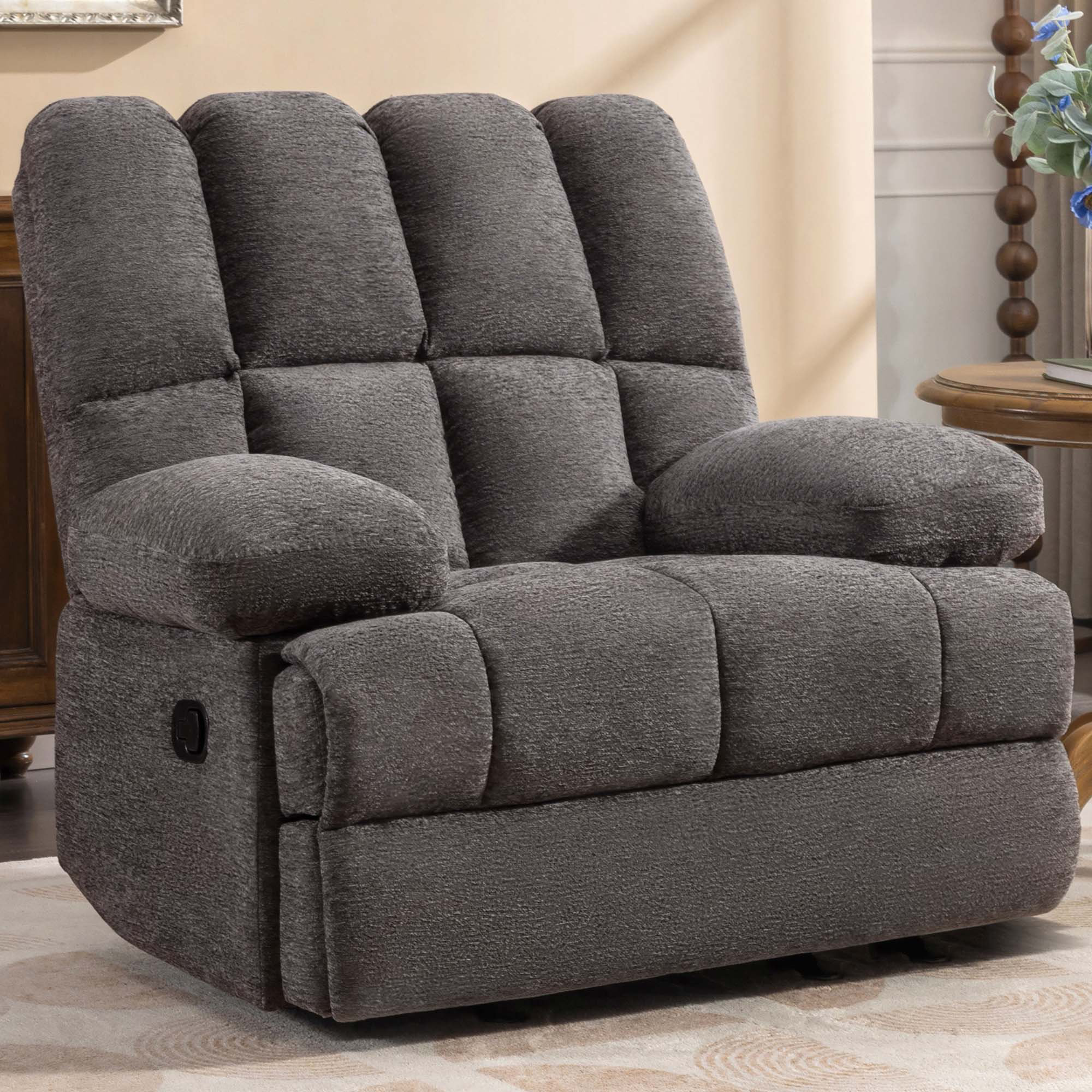 DSUNNER Oversize Rocker Recliner Chair for Adults, Extra Wide Rocking ...