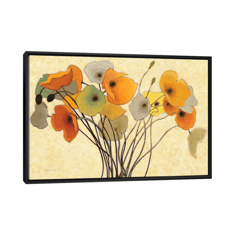 Alcott Hill® Pumpkin Poppies I On Canvas by Shirley Novak Gallery ...