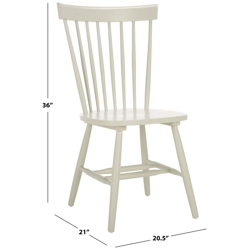 Gracie Oaks Solid Wood Windsor Back Side Chair & Reviews | Wayfair