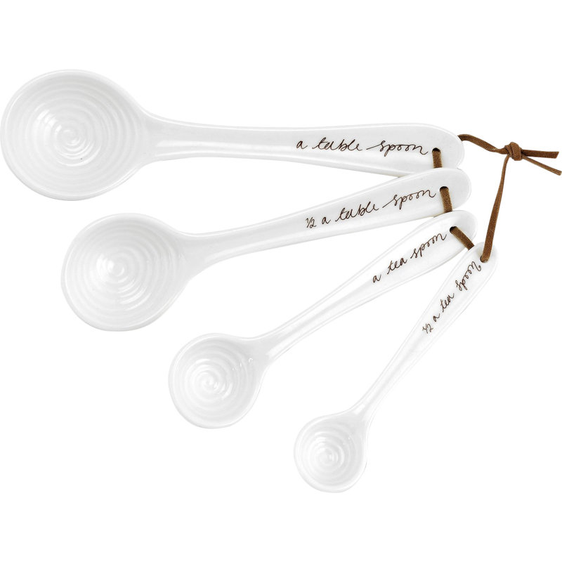 Portmeirion Sophie Conran-White Measuring Spoons S/4 & Reviews | Wayfair
