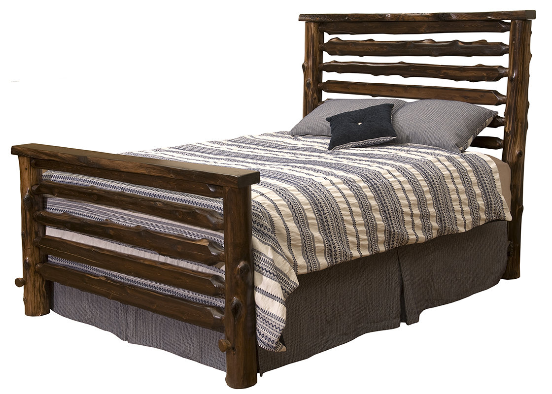 Fireside Lodge Solid Wood Low Profile Platform Bed | Wayfair