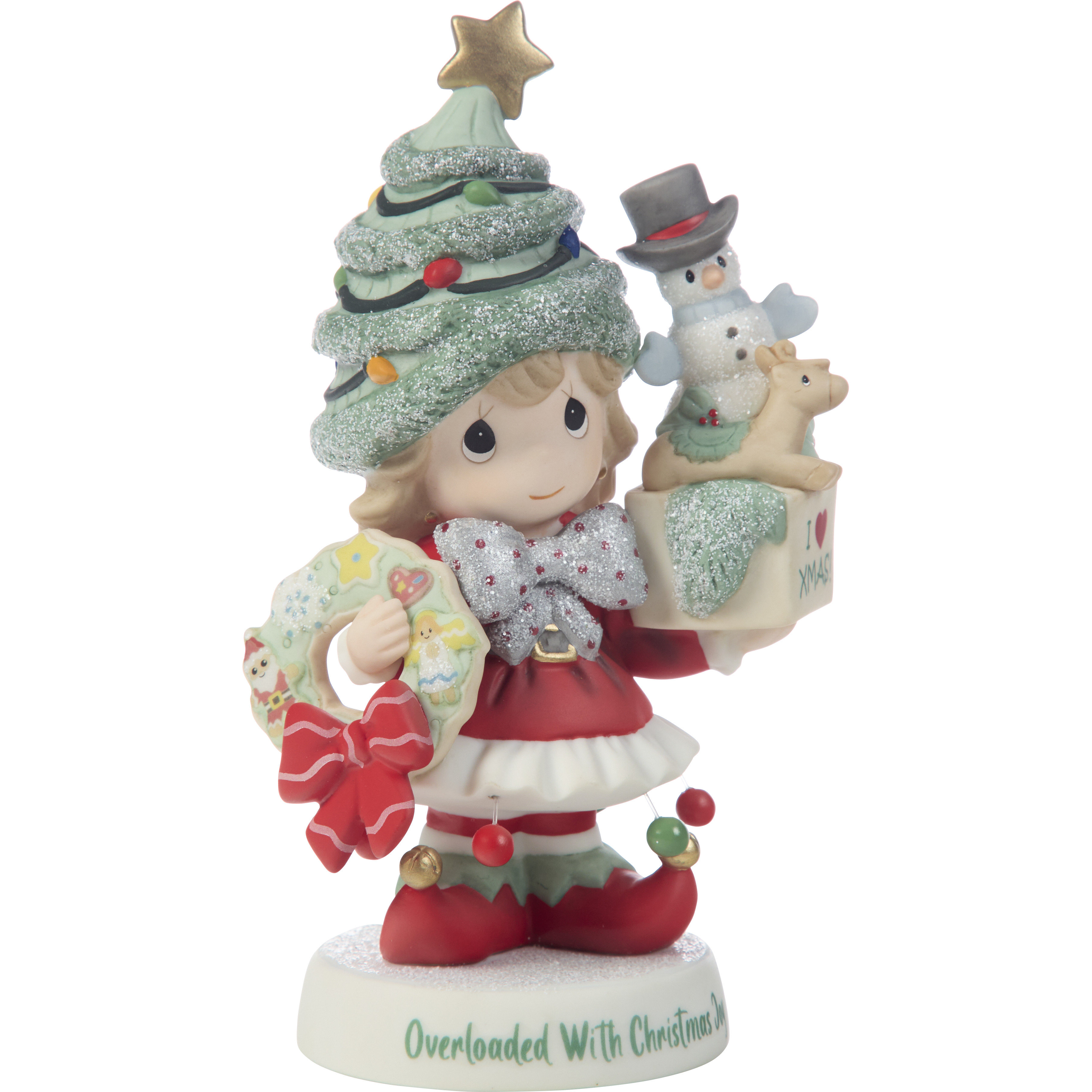 Precious Moments Overloaded With Christmas Joy Figurine | Wayfair