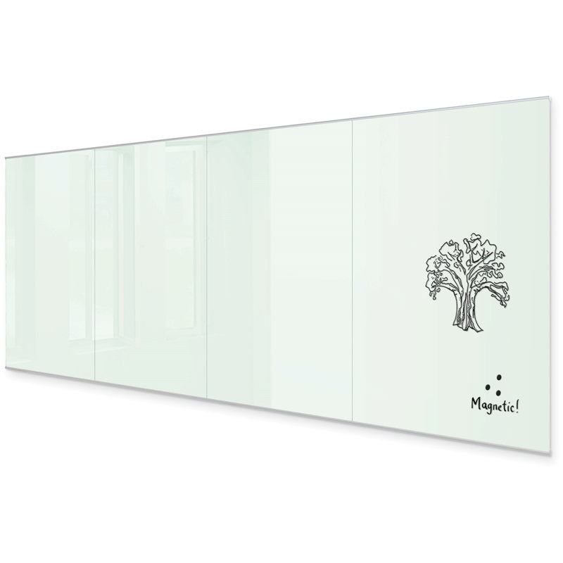 MooreCo Unity Wall Glass Magnetic Oversized - 8 ' & Up Glass Board ...