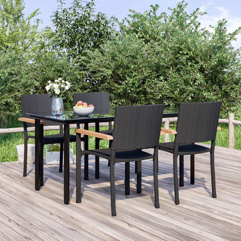 Latitude Run Parmele Rectangular 5 - Piece 4 - Person 160Cm L Outdoor ...