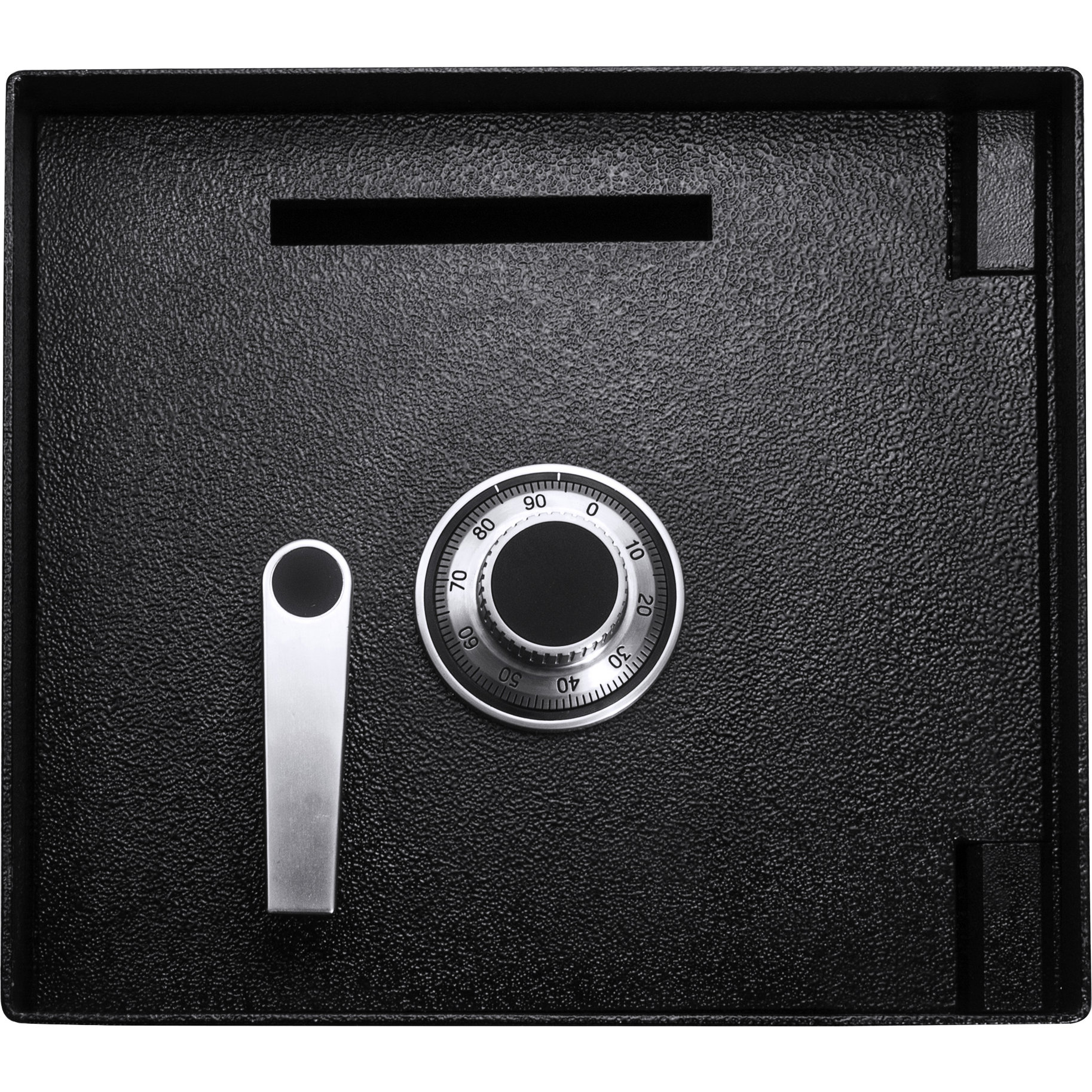 fengshu 0.89 Cubic Ft Steel Floor Safe - Black, With Deadbolts, 83.43 ...