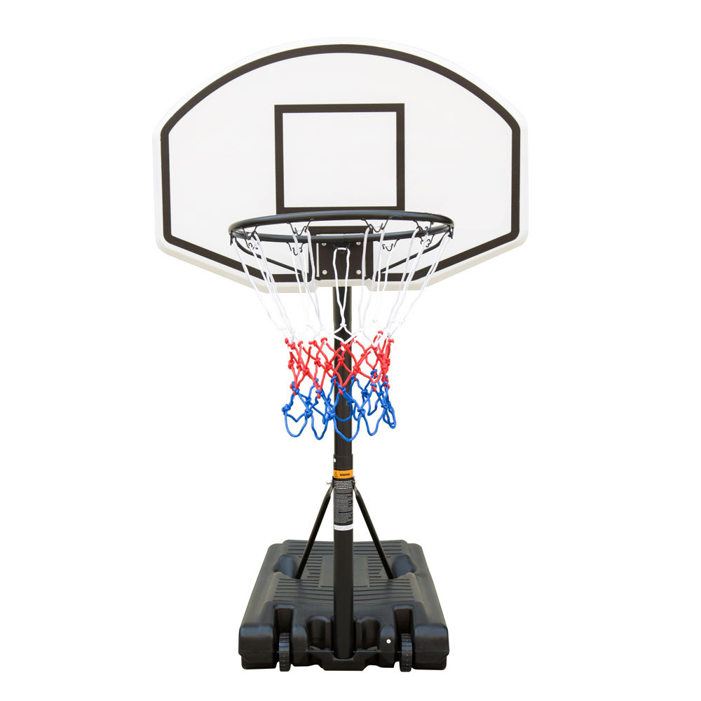 DAILYLIFE 35'' W Height Adjustable Poolside Basketball Hoop, Portable ...