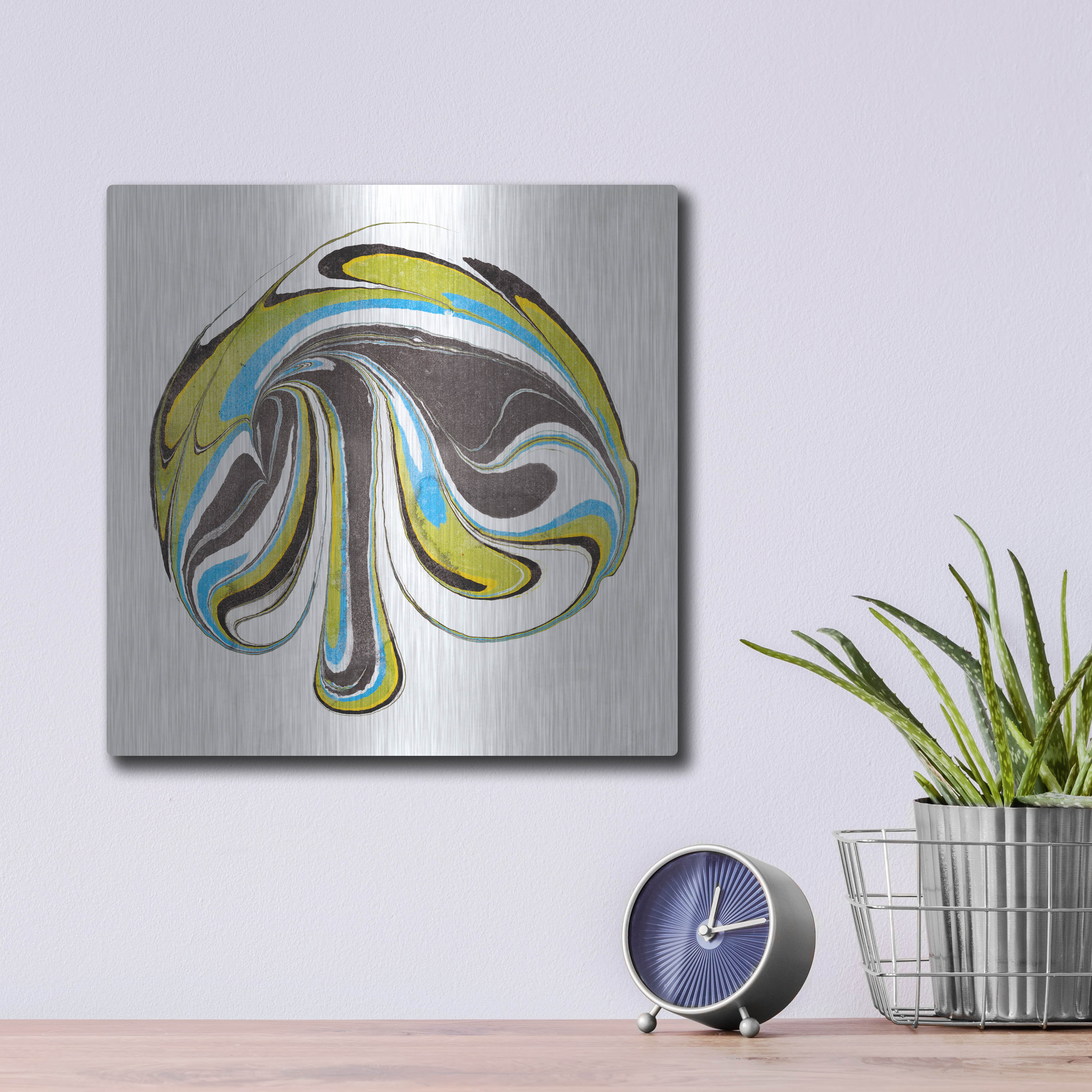 Wrought Studio™ 'Citrine Momentum 3' by Alicia Ludwig Metal Wall Art ...