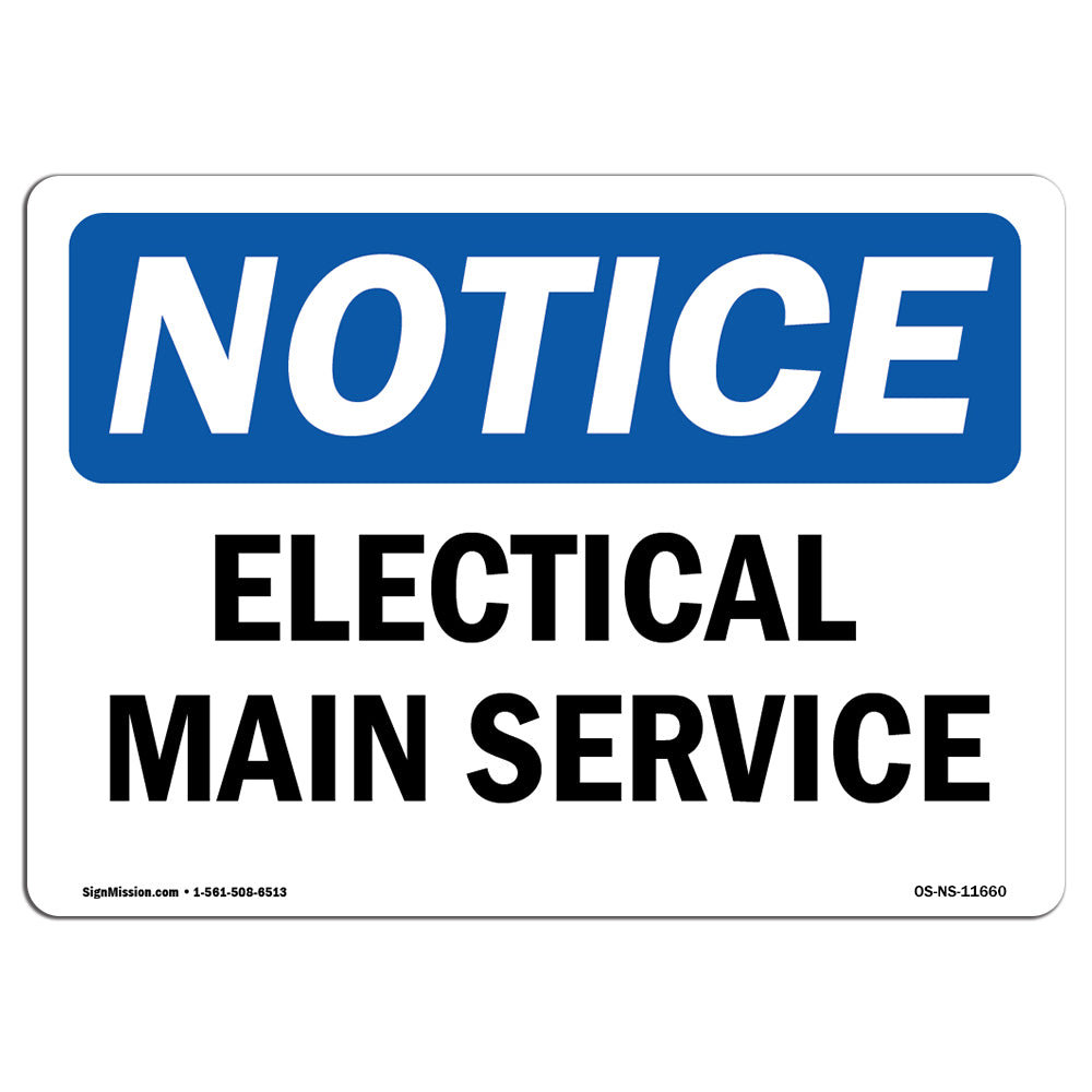 SignMission Electrical Main Service Sign | Wayfair