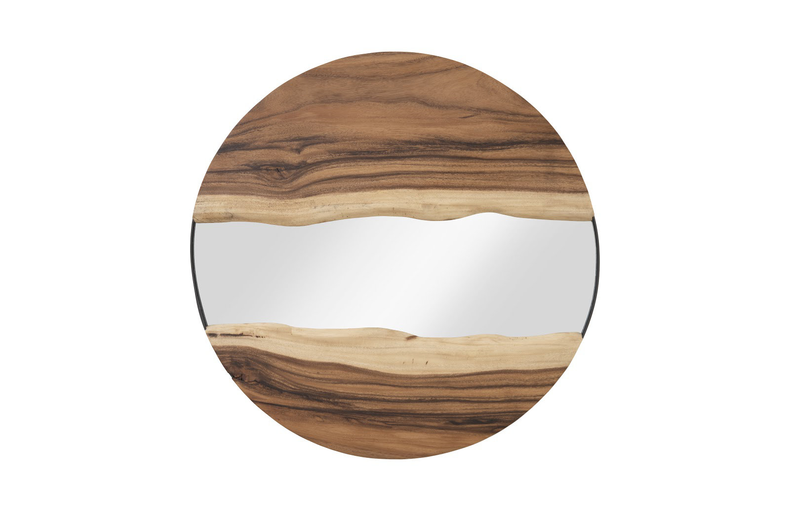 Phillips Collection River Mirror, Natural, Round | Wayfair