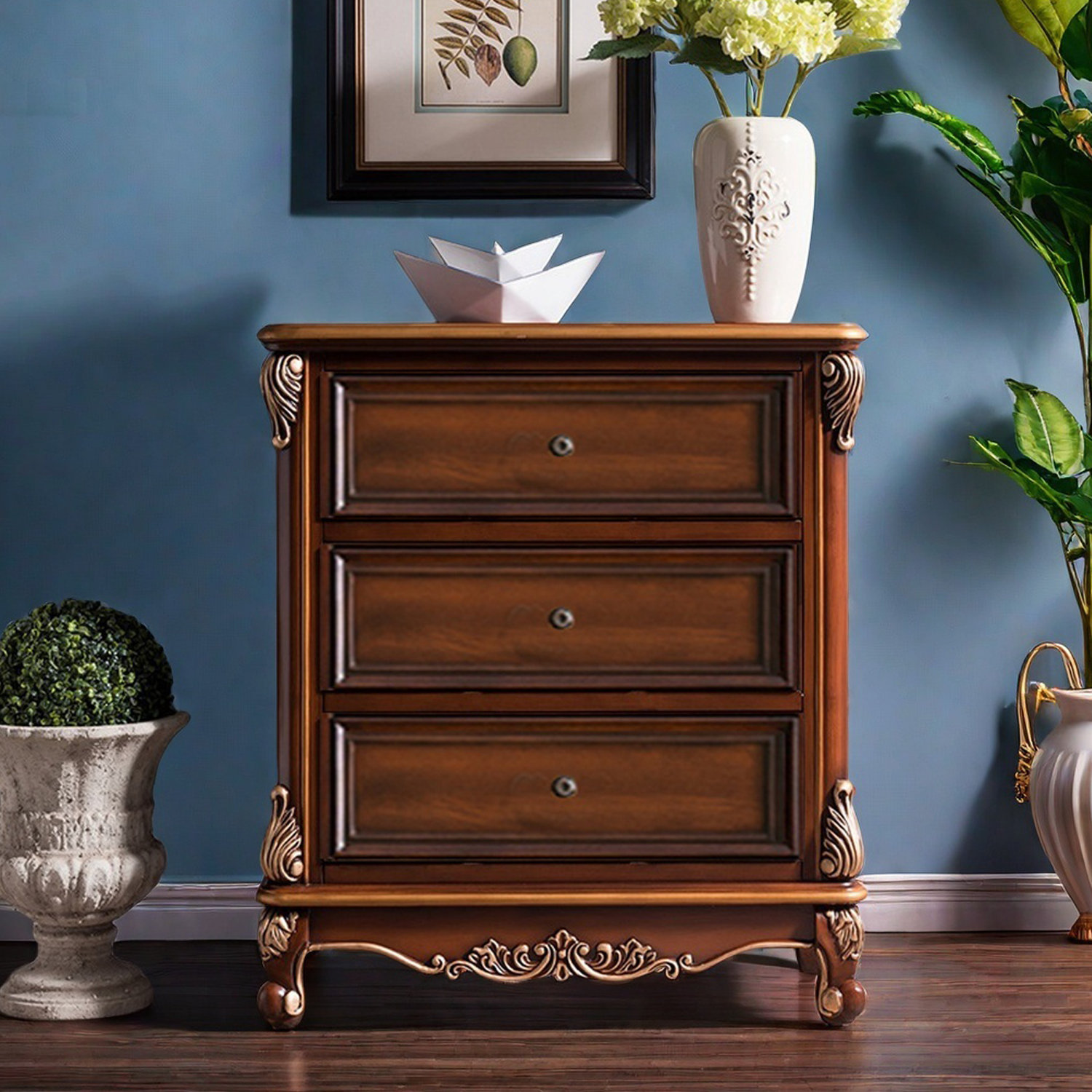 Vivid Space Creation Wardrobe Side Cabinet Nightstand Storage Cabinet ...