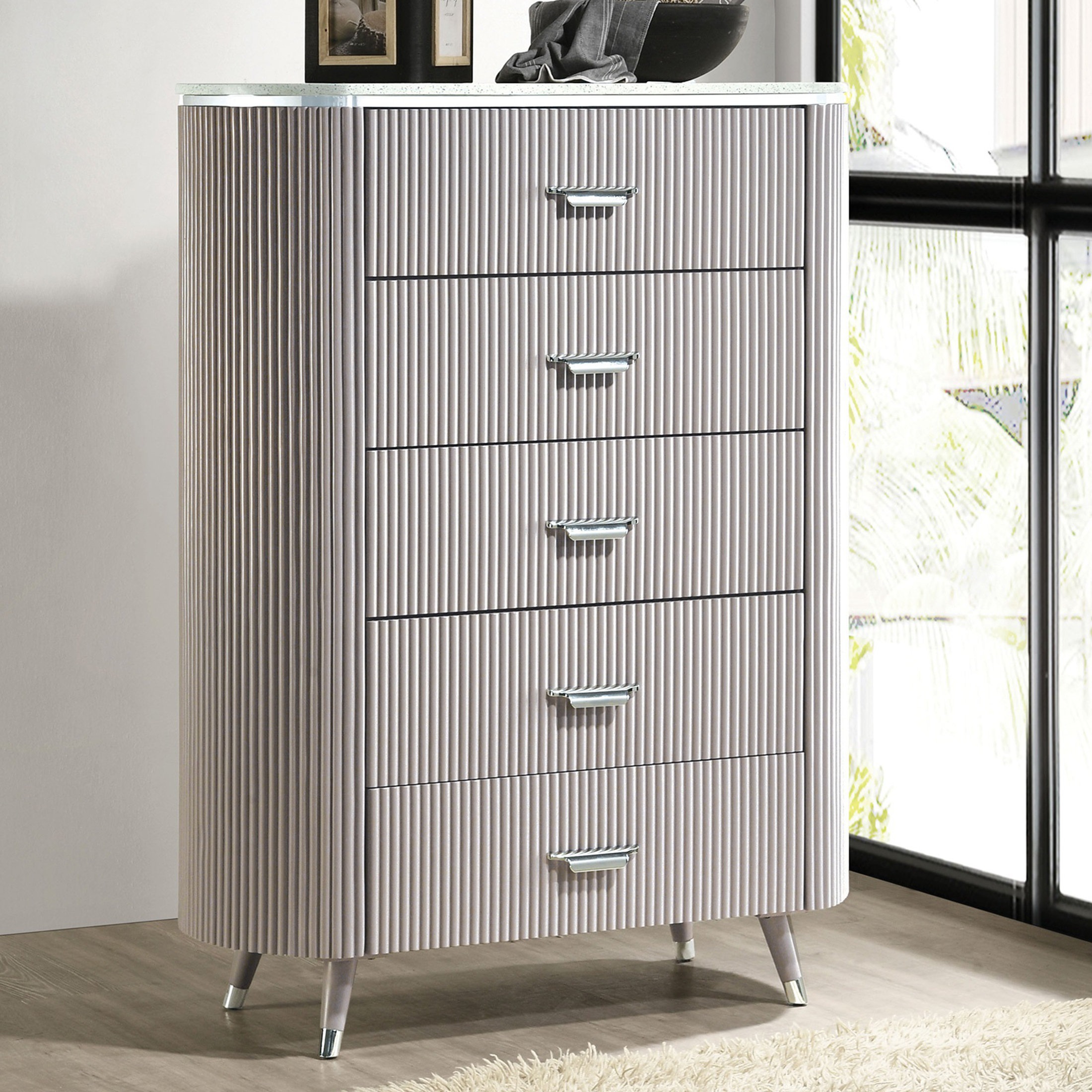 Hokku Designs Unique Contemporary Style 1pc Chest Cultured Stone On Top ...