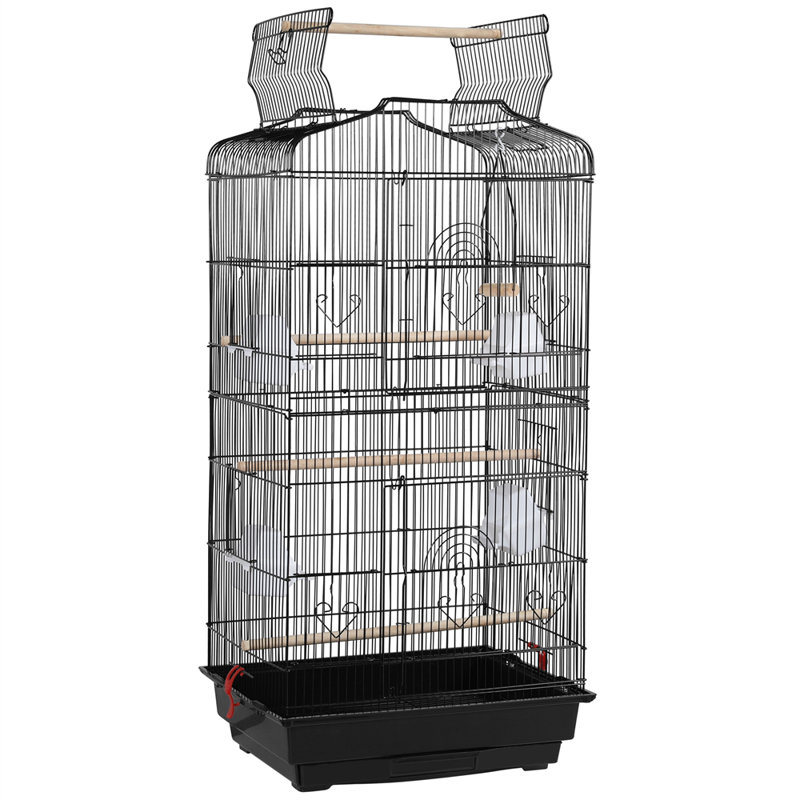 Tucker Murphy Pet™ Gabel 41'' Iron Play Top Table Top Bird Cage with ...