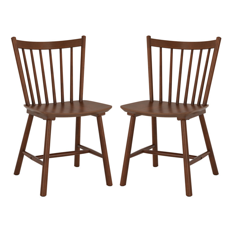 Laurel Foundry Modern Farmhouse Crum Set Of 2 Solid Wood Windsor Back ...