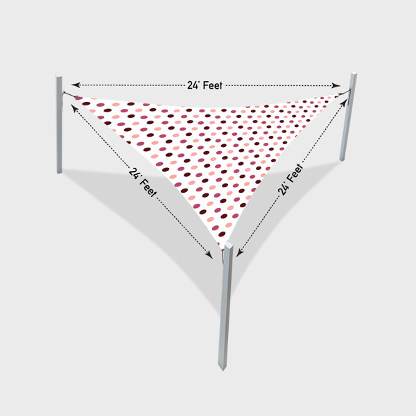 Covers & All Triangle Outdoor Sun Shade Sail Canopy, Residential ...