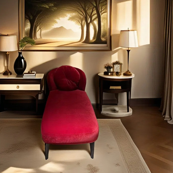 Everly Quinn Simple modern flannelette leisure chaise lounge | Wayfair