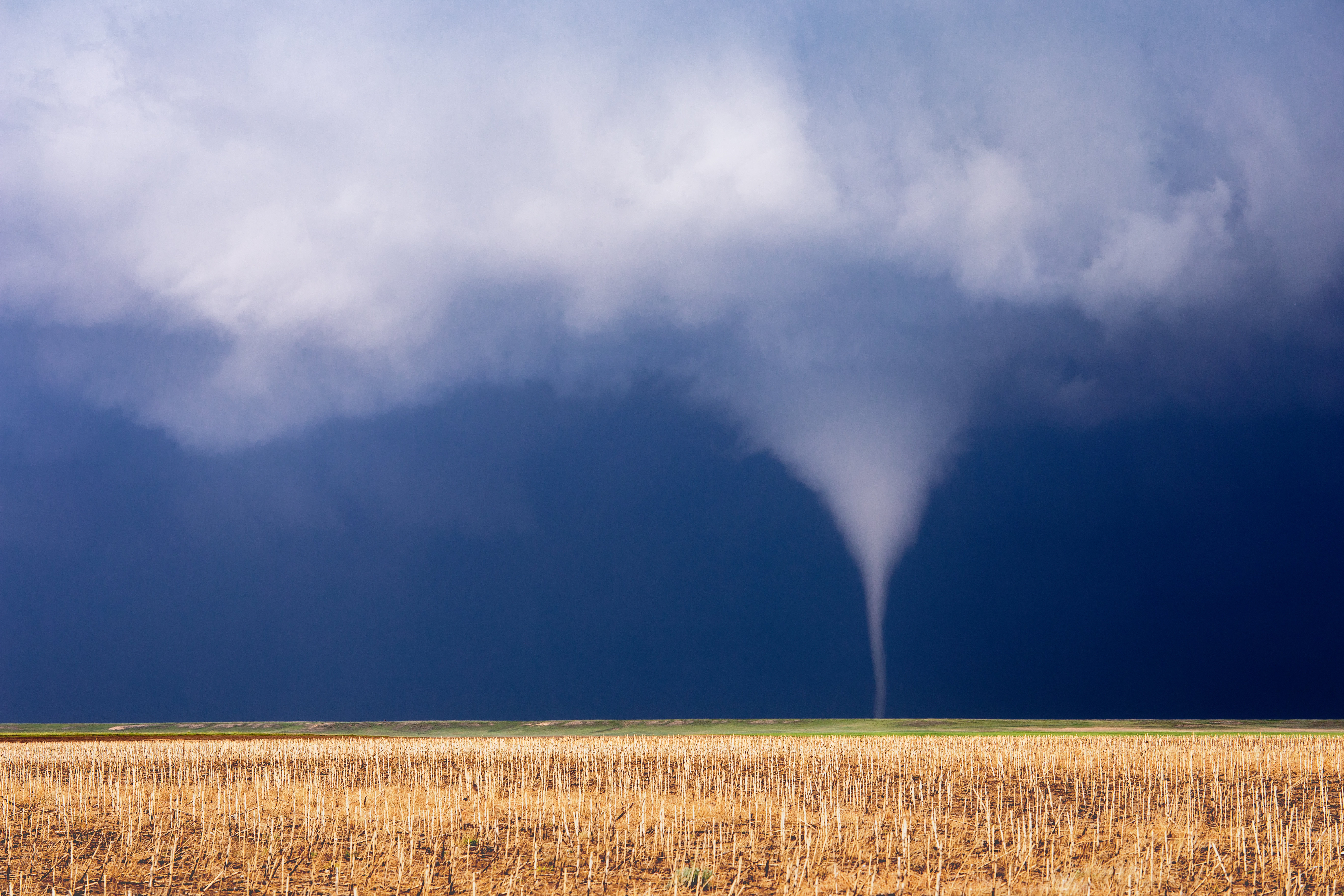 Ebern Designs Tornado - Wrapped Canvas Photograph | Wayfair