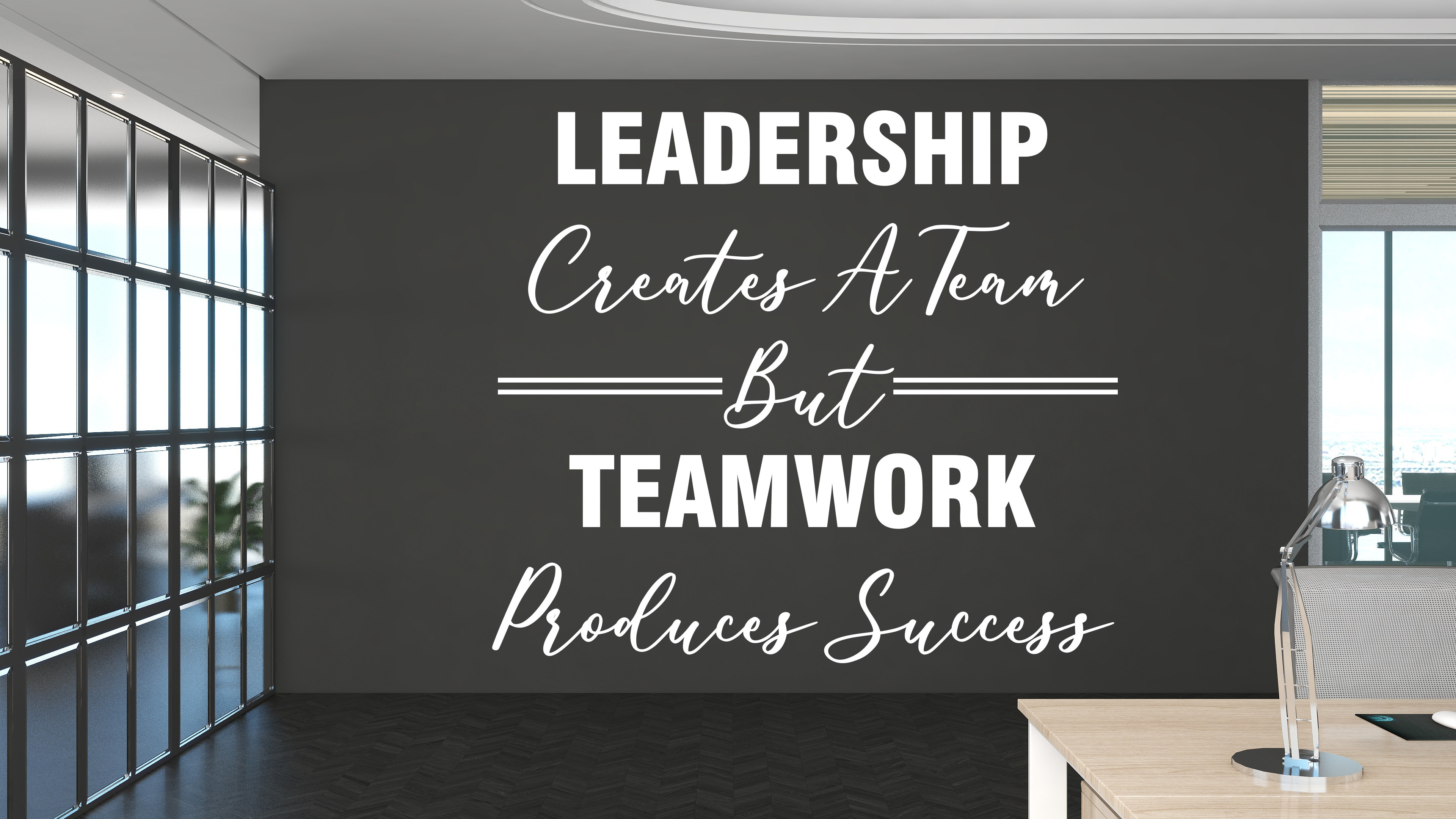 Trinx Leadership Wall Decor Office Wall Decal Idea Teamwork Business ...