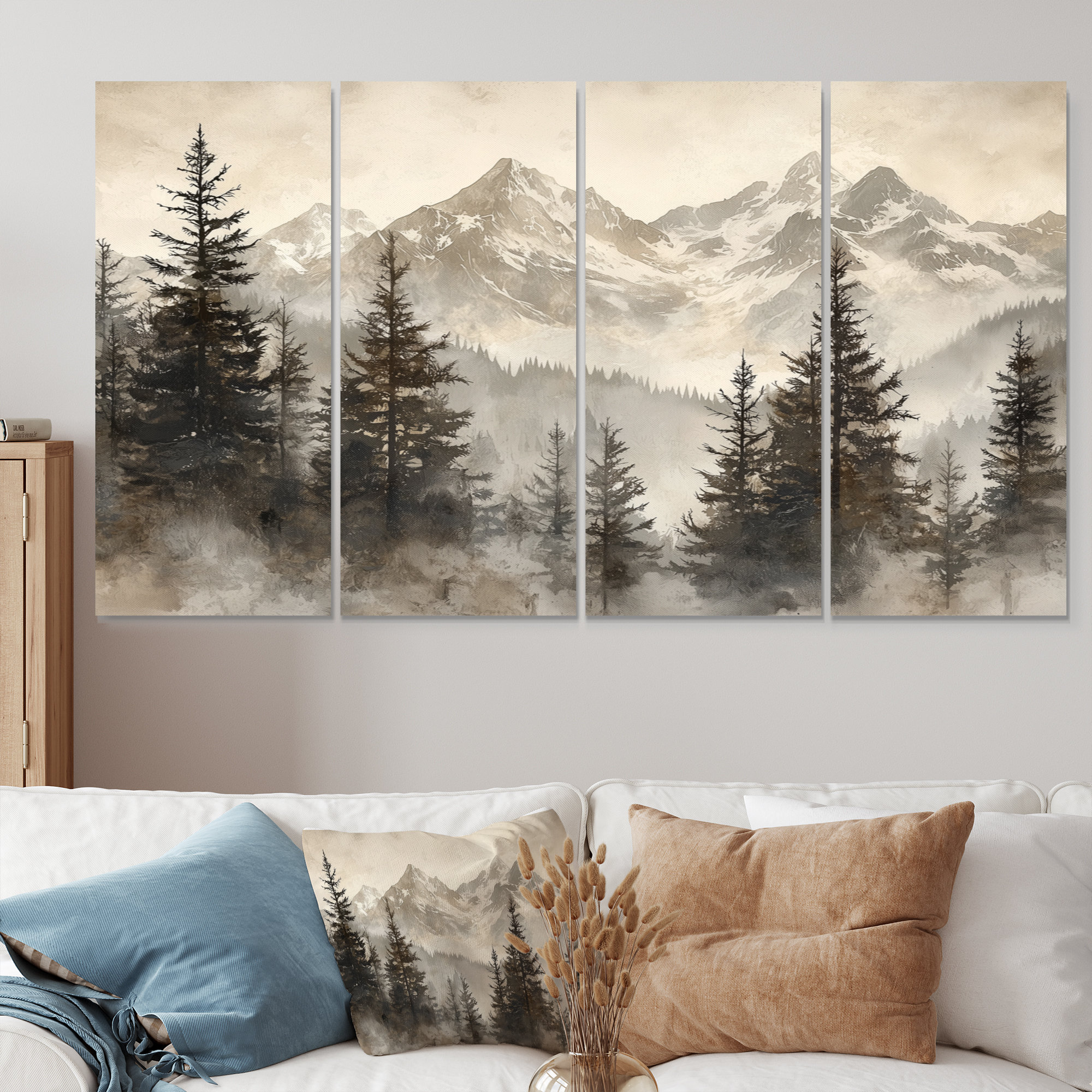 Millwood Pines Timber And Peaks Mountain implicity In Winter II - And ...