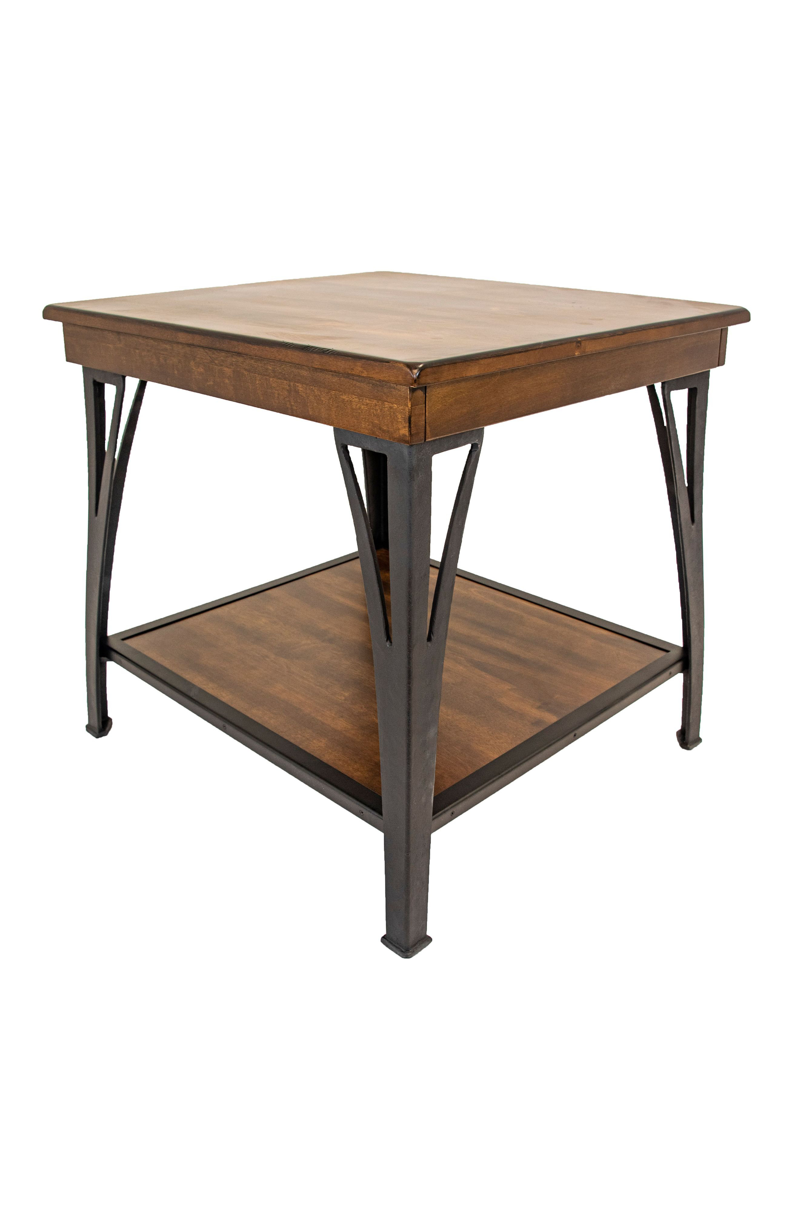 Loon Peak® Kimio 24" Wide End Table, Copper | Wayfair
