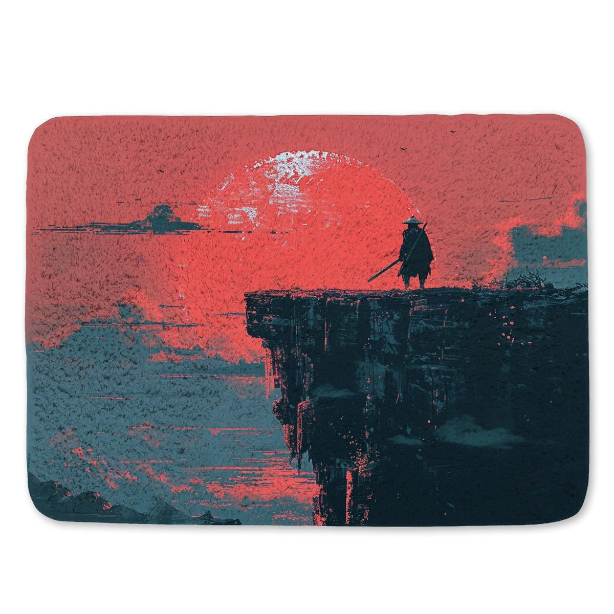 17 Stories Samurai Bath Mat Historical Bathroom Decor Japanese culture ...