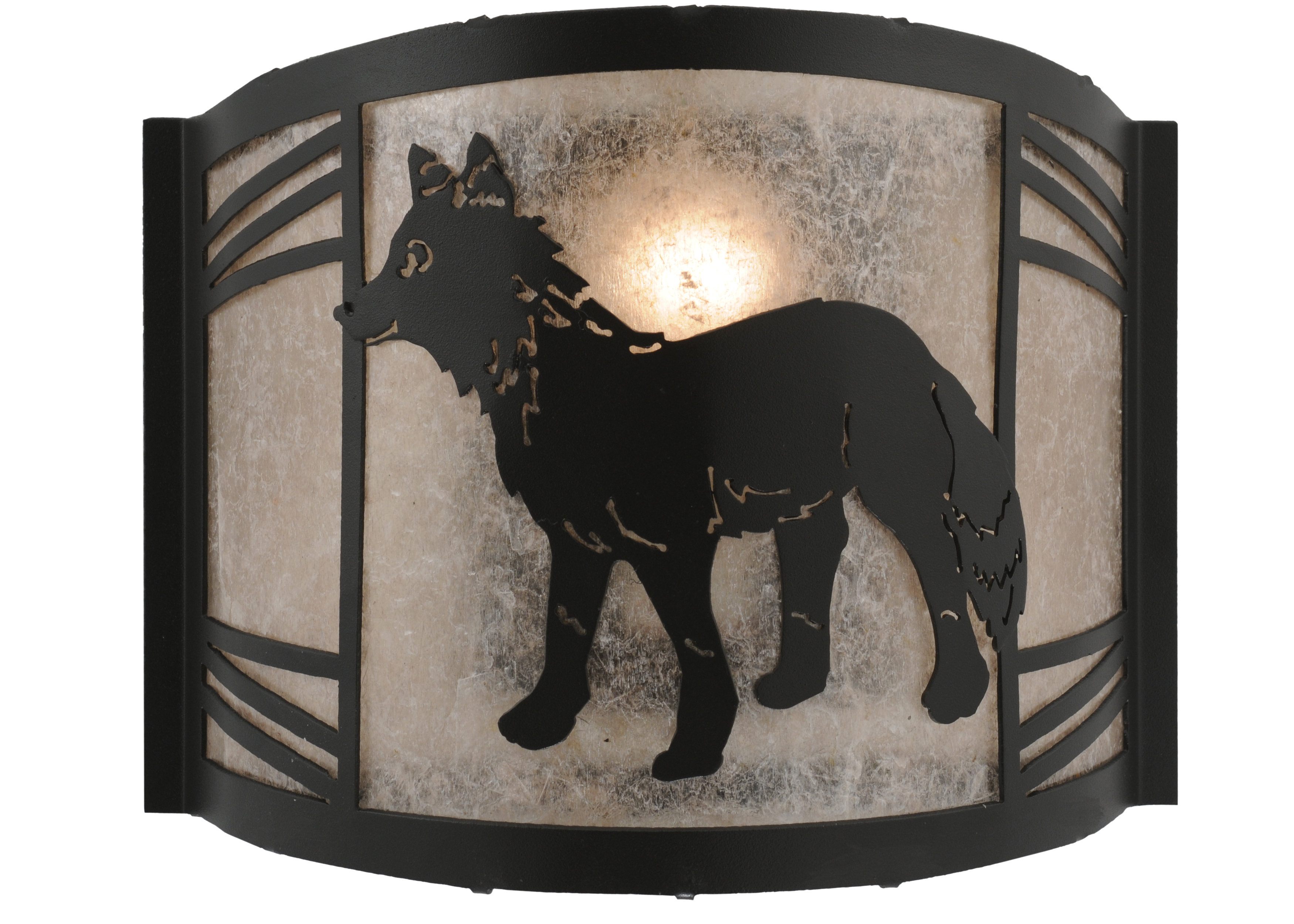 Meyda Lighting The Loose Left 1-Light Fox On Flush Mount | Wayfair
