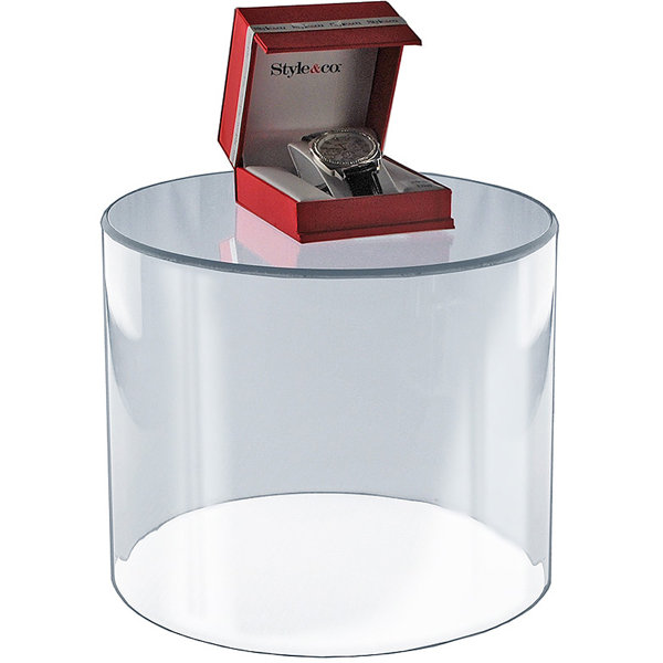 Azar Displays Clear Acrylic Cylinder Display, Plastic Round Container ...