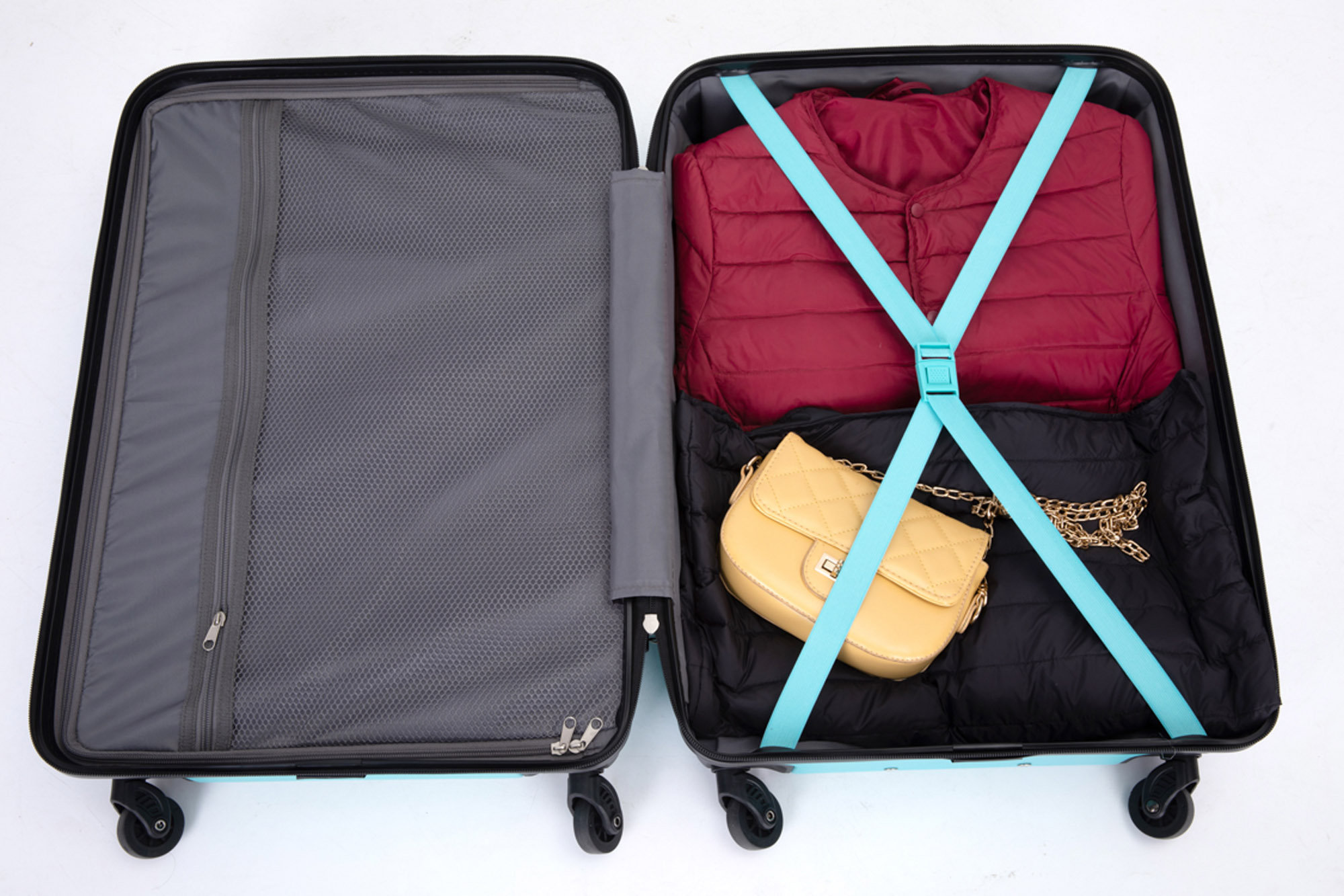 ChocoPlanet 3 Piece Luggage Sets PC Lightweight & Durable Suitcase With ...